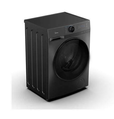 Midea MF200D100WB 10kg/7kg Dark Grey Front Load Washer Combo Dryer ...